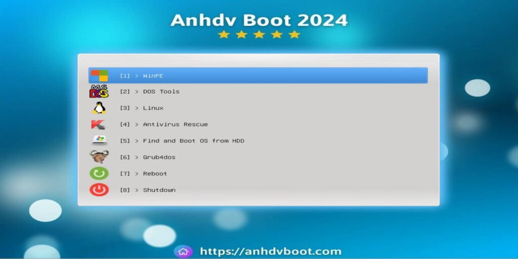 Anhdv Boot Premium mới nhất, đầy đủ tính năng