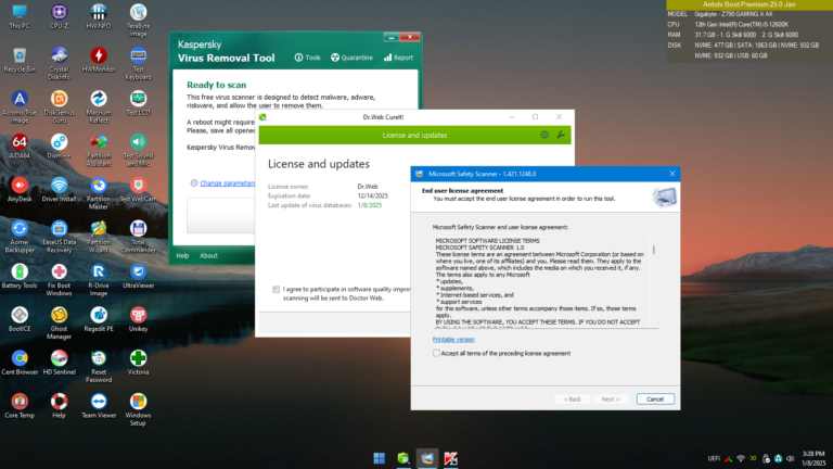 USB Anhdv Boot cứu hộ máy tính, tích hợp sẵn bộ cài Windows